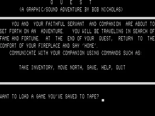 Quest (1980) - MobyGames