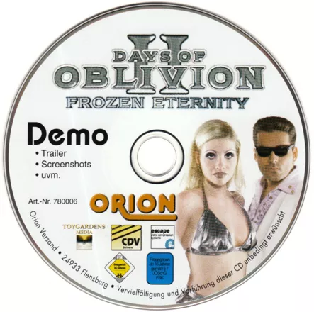 Days of Oblivion box covers - MobyGames