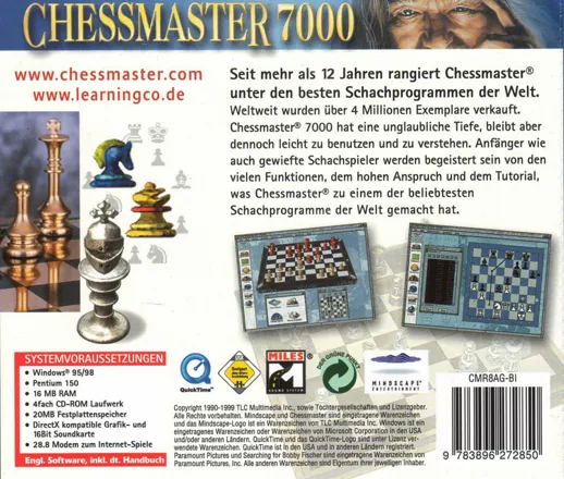 Chessmaster 7000 box covers - MobyGames