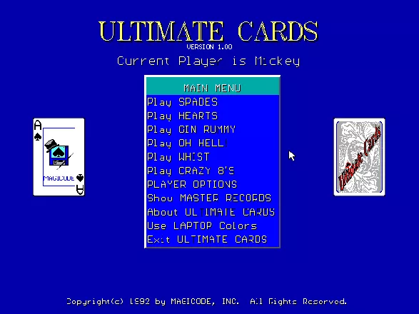 Ultimate Cards (1992) - MobyGames