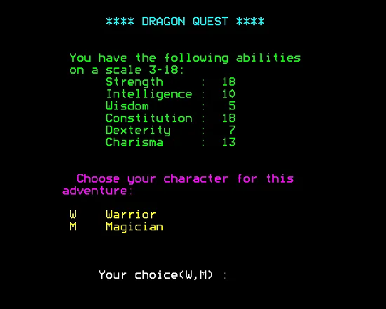 Dragon Quest (1982) - MobyGames