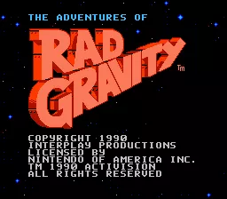 The Adventures of Rad Gravity (1990) - MobyGames