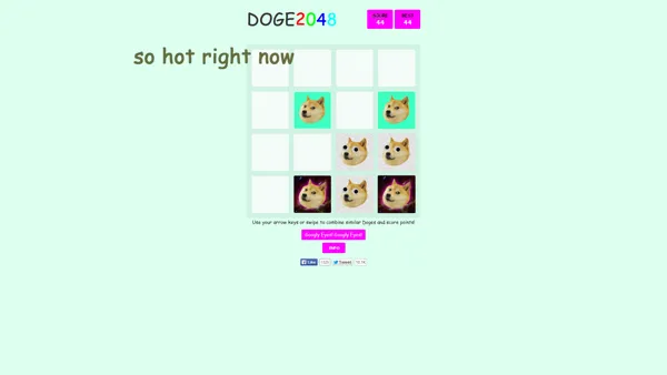 DOGE2048 (2014) - MobyGames