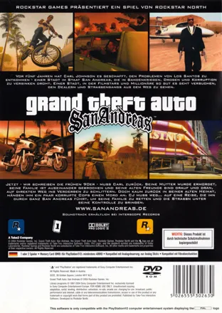 Grand Theft Auto: San Andreas box covers - MobyGames