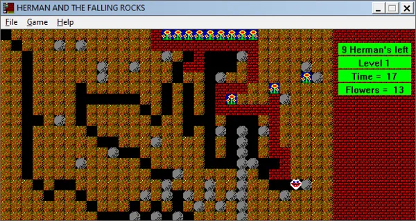Herman and the Falling Rocks (1992) - MobyGames