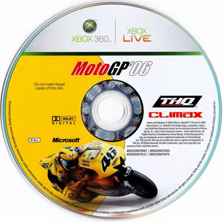 MotoGP '06 box covers - MobyGames