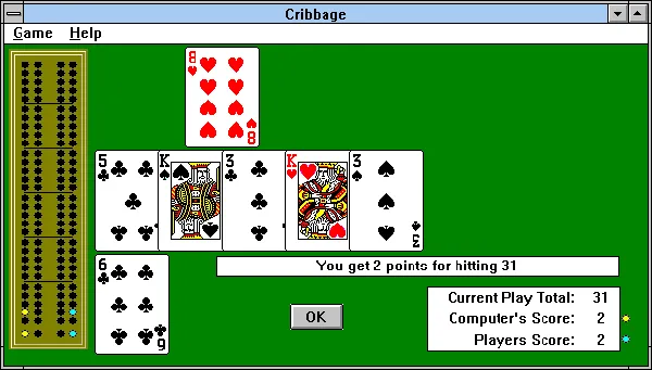 Cribbage (1990) - MobyGames