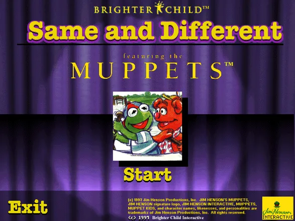 Muppet Kids: Volume 5 - Same and Different (1999) - MobyGames
