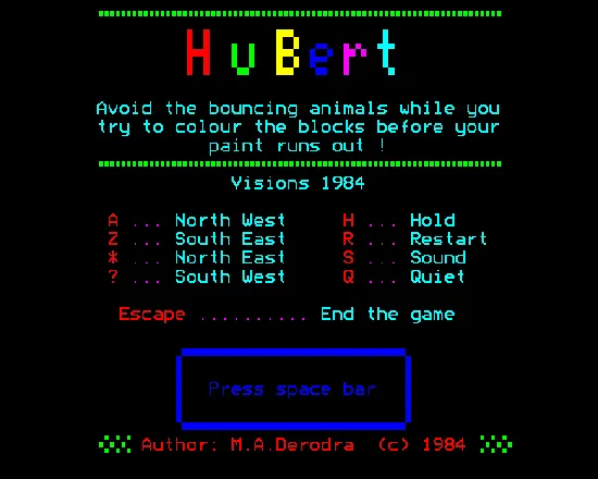 HuBert (1984) - MobyGames