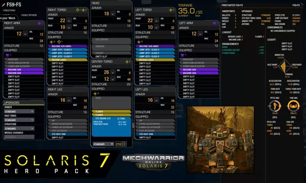 MechWarrior Online: Solaris 7 - Hero Pack (2018) - MobyGames
