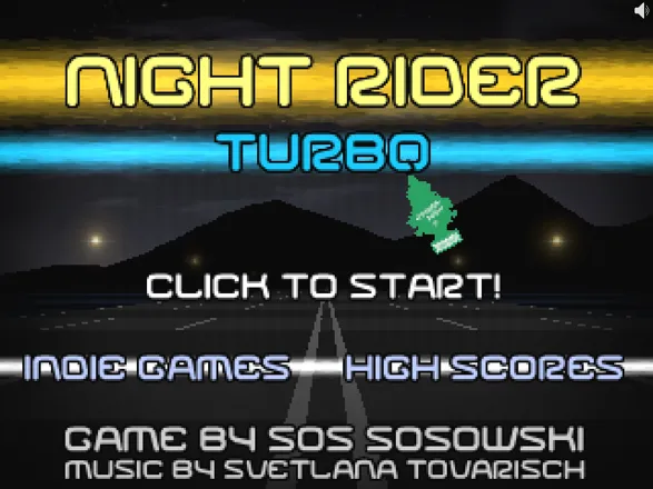 Night Rider Turbo (2013) - MobyGames