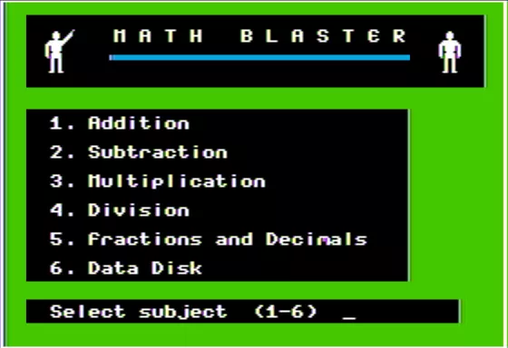 Math Blaster! screenshots - MobyGames