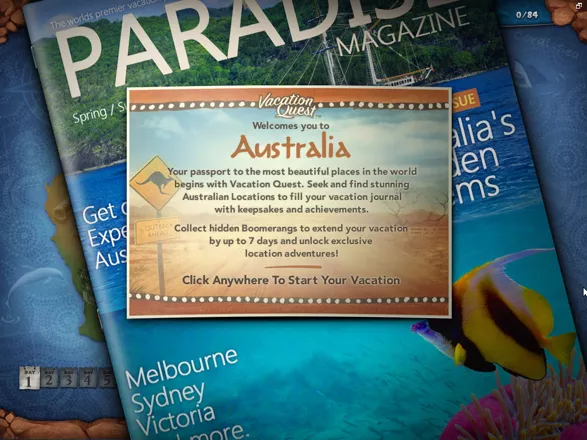 Vacation Quest: Australia (2012) - MobyGames