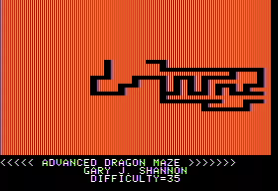 Advanced Dragon Maze (1978) - MobyGames