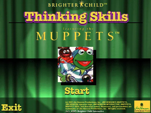 Muppet Kids: Volume 4 - Thinking Skills (1999) - MobyGames