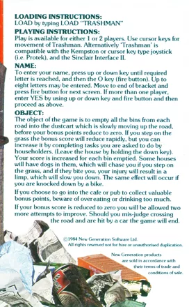 Trashman box covers - MobyGames