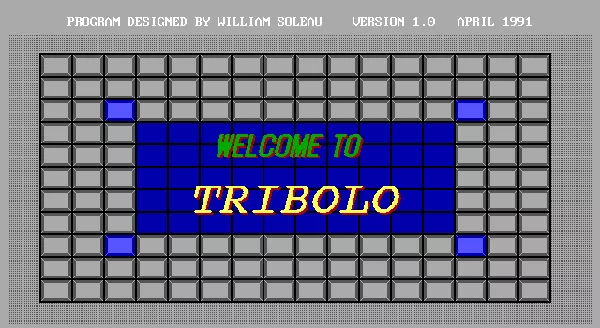 Tribolo (1991) - MobyGames
