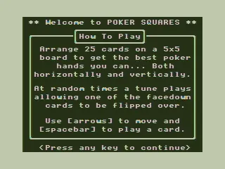 Poker Squares (2021) - MobyGames