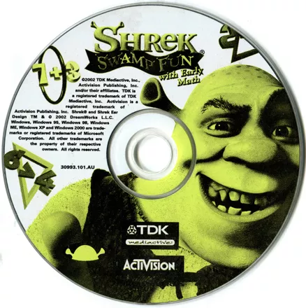 Shrek: Swamp Fun with Early Math box covers - MobyGames
