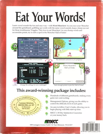 Word Munchers box covers - MobyGames