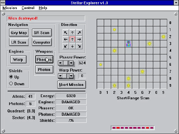 Stellar Explorer (1992) - MobyGames