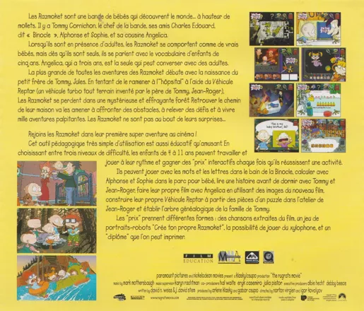 The Rugrats Movie: interactive educational CD-ROM box covers - MobyGames