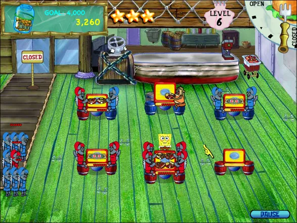 SpongeBob SquarePants: Diner Dash screenshots - MobyGames