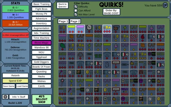 NGU Idle (2018) - MobyGames