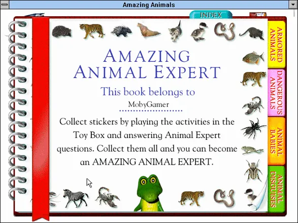 Amazing Animals: Activity Center screenshots - MobyGames