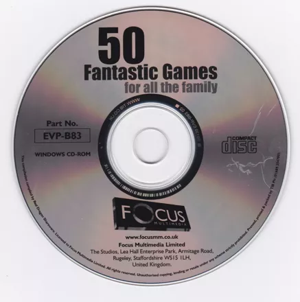 50 Fantastic Games box covers - MobyGames