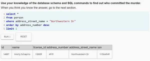 SQL Murder Mystery (2017) - MobyGames