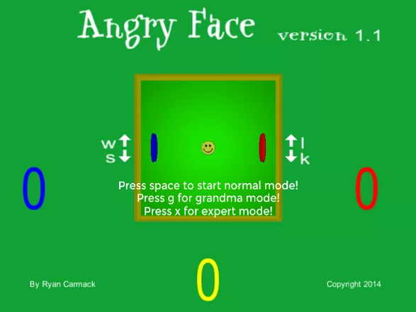 Angry Face (2014) - MobyGames