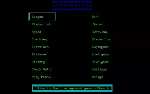 Touchline (1991) - MobyGames