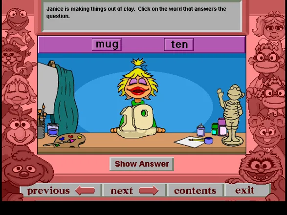 Muppet Kids: Volume 3 - Sound Patterns: Phonics screenshots - MobyGames