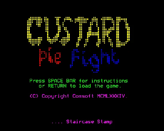 Custard Pie Fight (1984) - MobyGames
