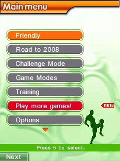 Real Soccer 2008 (2007) - MobyGames