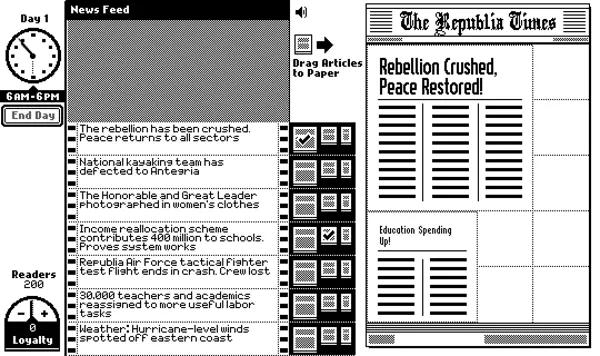 The Republia Times (2012) - MobyGames