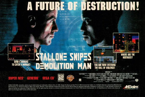 Demolition Man (1995) - MobyGames