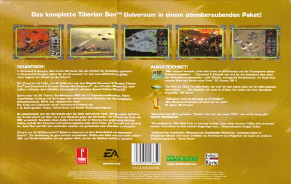 Command & Conquer: Tiberian Sun - Firepower box covers - MobyGames