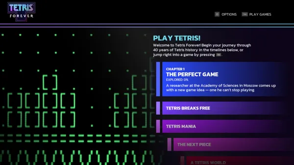 Tetris Forever (2024) - MobyGames