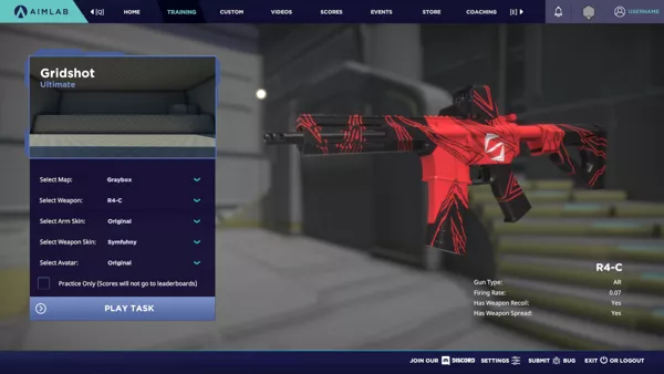 Aim Lab: Symfuhny - R4C Skin (2022) - MobyGames