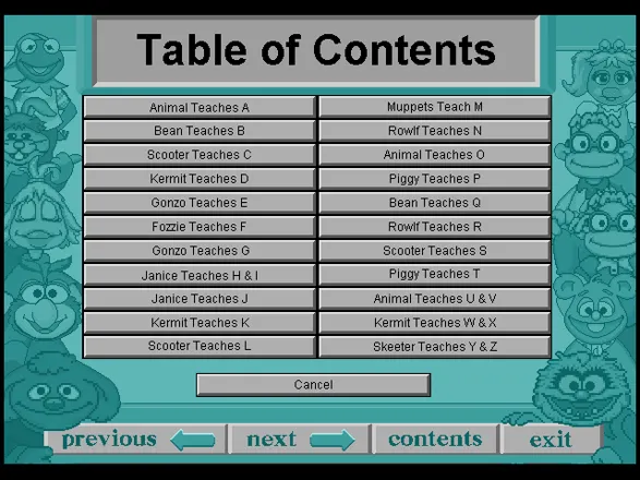 Muppet Kids: Volume 1 - Letters: Capital & Small (1999) - MobyGames