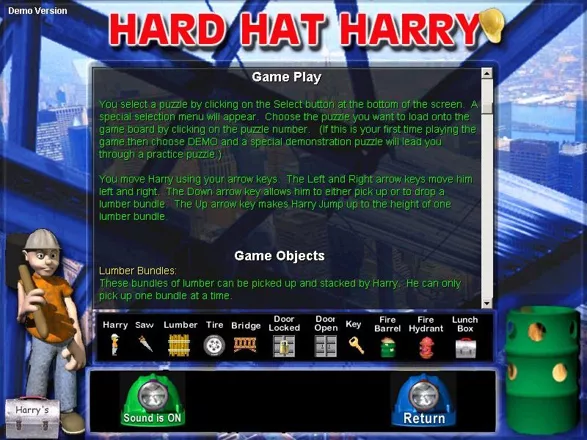 Hard Hat Harry (2003) - MobyGames