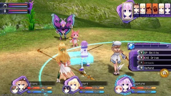Hyperdimension Neptunia: Re;Birth1 - Lily-ad Dungeon (2019) - MobyGames