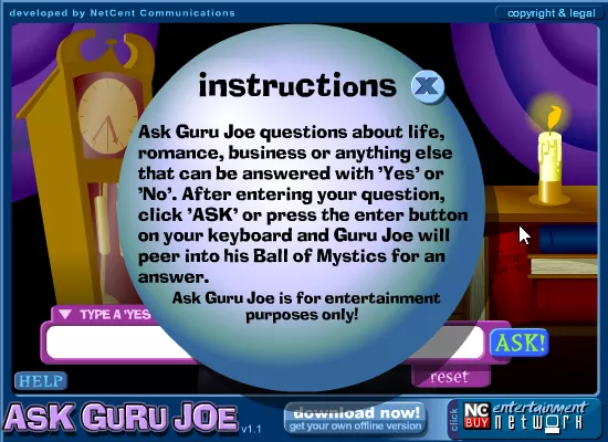 Ask Guru Joe (2001) - MobyGames