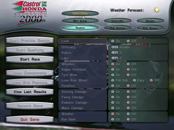 Castrol Honda Superbike 2000 screenshots - MobyGames