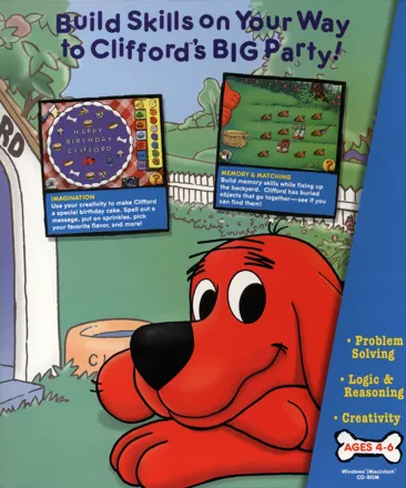 Clifford the Big Red Dog: Thinking Adventures box covers - MobyGames