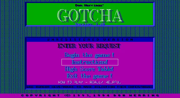 Gotcha (1993) - MobyGames