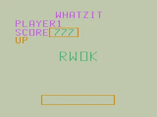 Whatzit (1983) - MobyGames