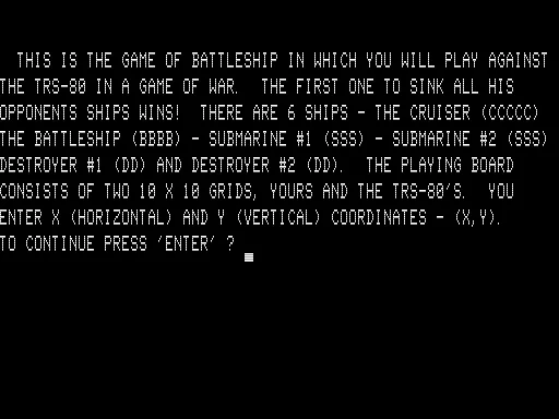 Battleship (1979) - MobyGames